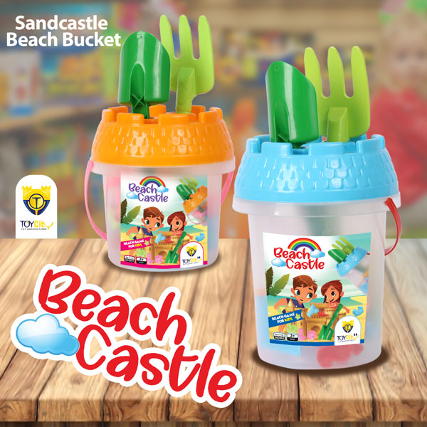 Sandcastle Beach Bucket – ToyCity